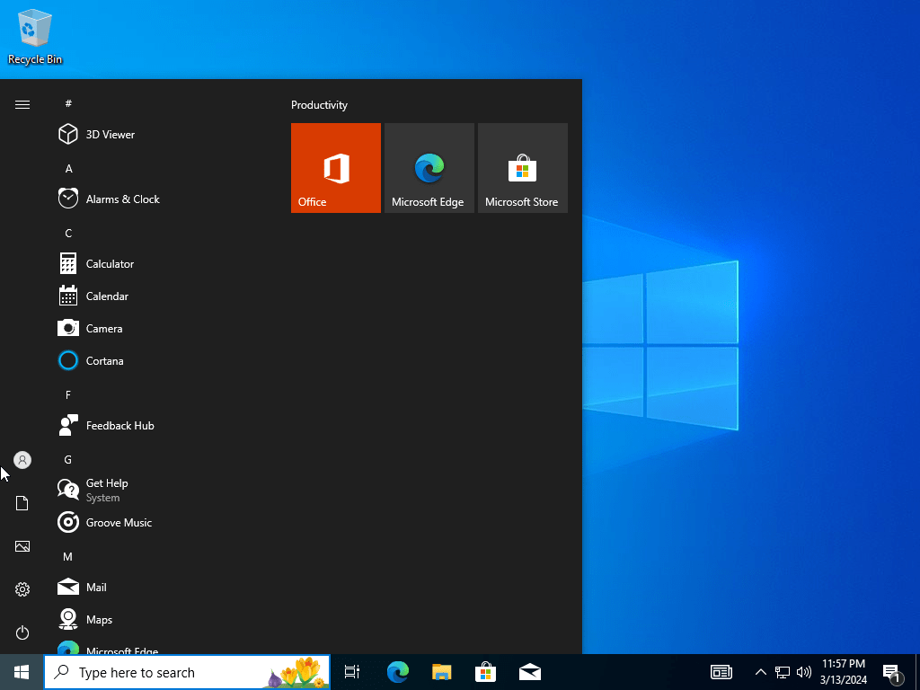 Windows 10 Enterprise - AppDoze